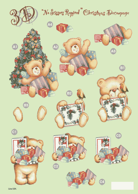 Decoupage :: Die Cut 3D Decoupage A4 Sheets :: Die Cut 3D Decoupage A4 ...