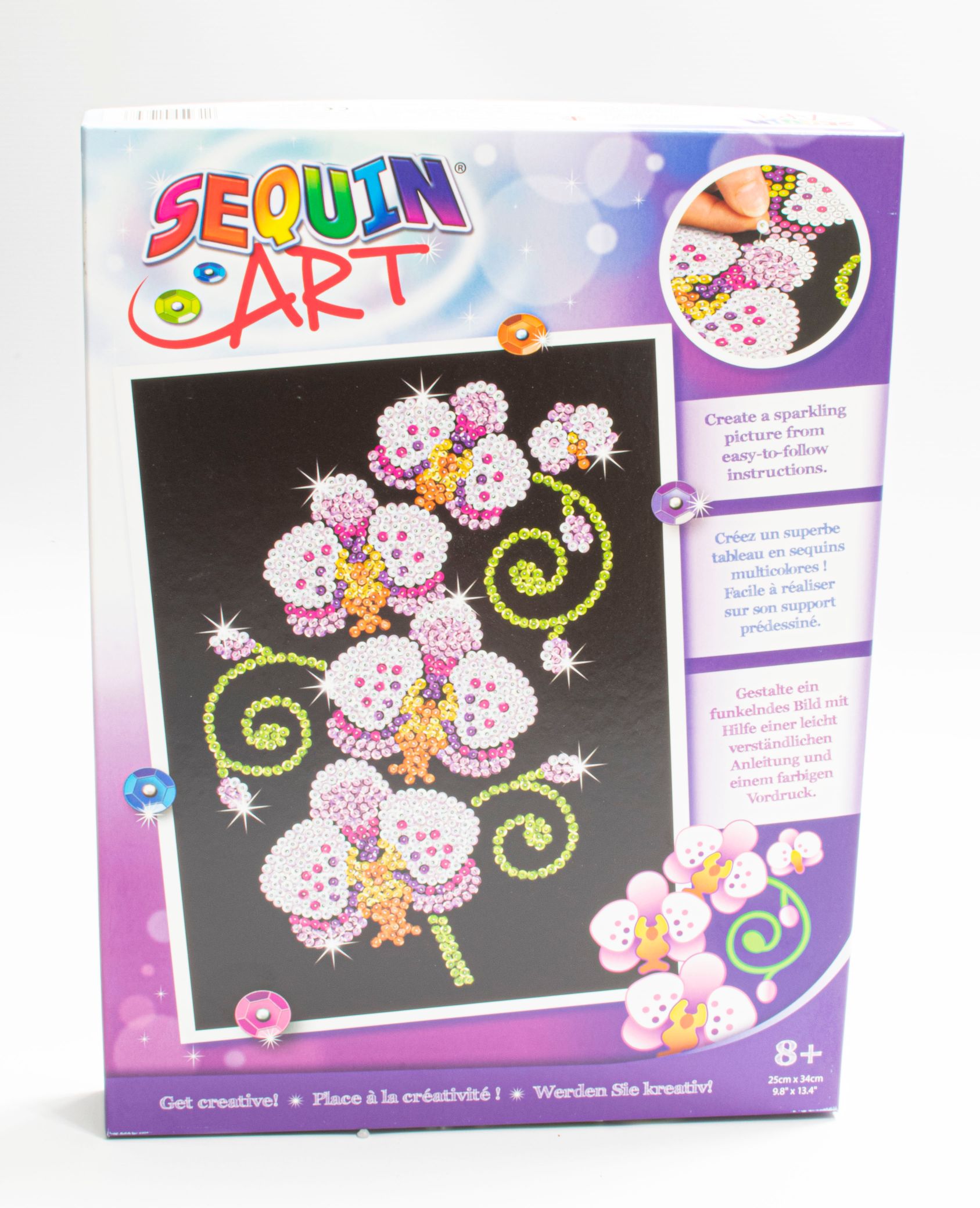 Sequins & Sequin Art :: Sequin Art Purple :: Sequin Art Purple Orchids